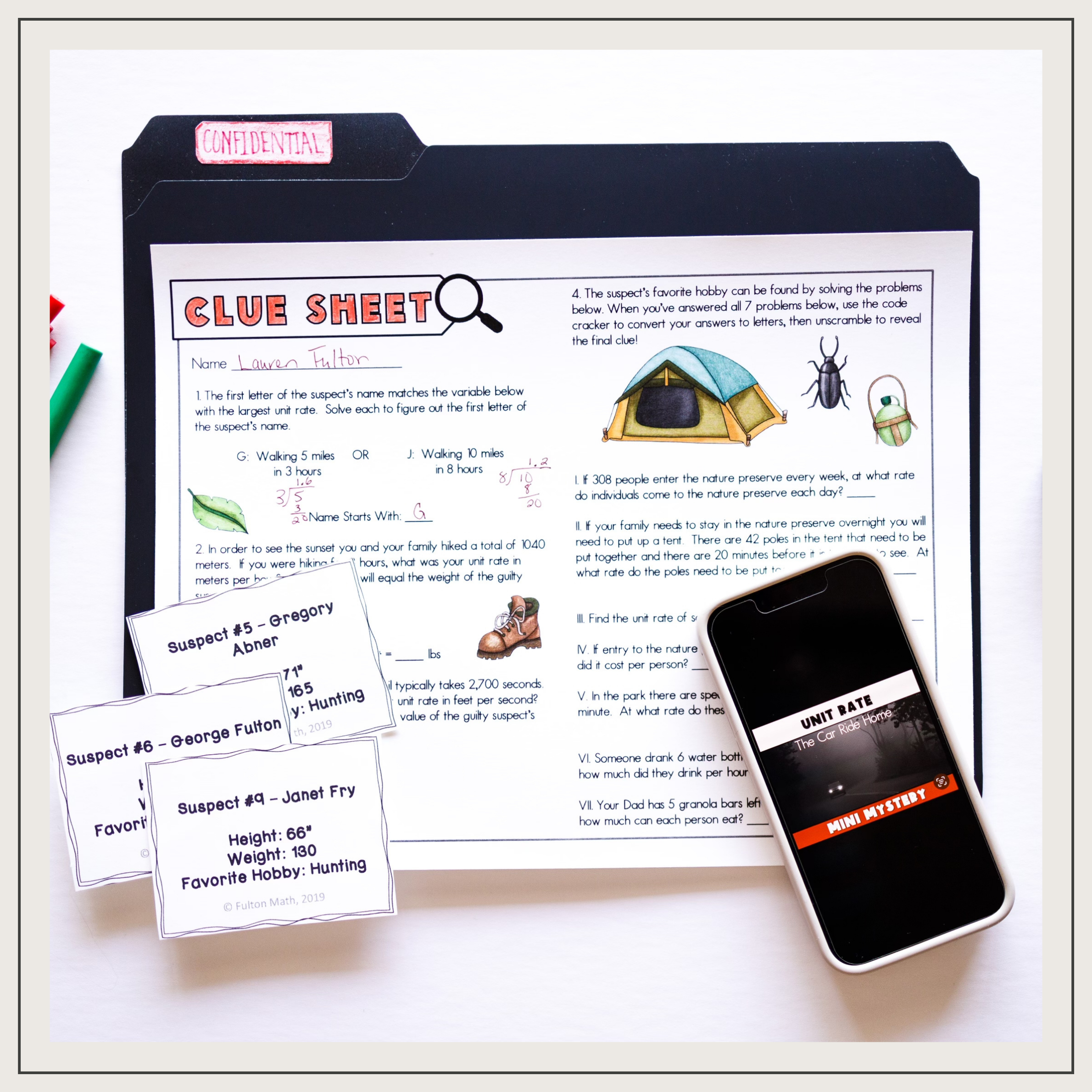 Mini Mysteries – Lauren Fulton Math