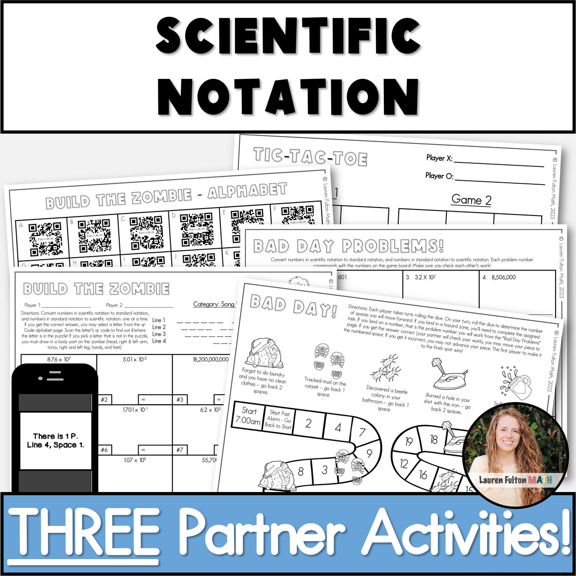 Scientific Notation Games | Partner Activities – Lauren Fulton Math