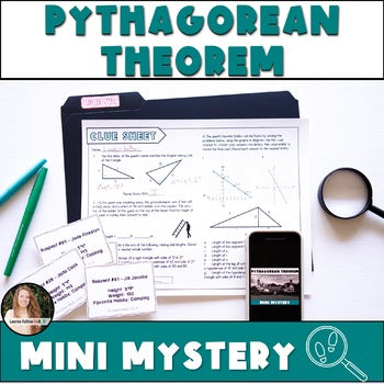 Pythagorean Theorem Mini Mystery 8th Grade Geometry Activity – Lauren ...