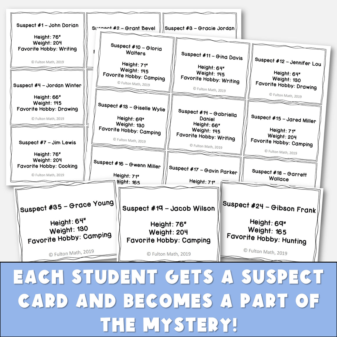 Finding Percent of a Number Mini Mystery 6th 7th Grade Activity ...